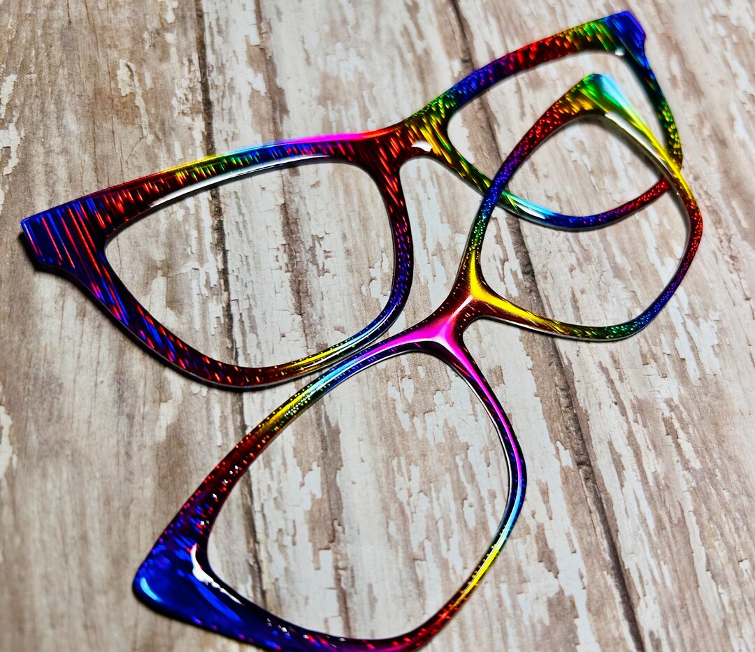 Holographic RAINBOW Lines THIN and FLEXIBLE Magnetic Topper With ...