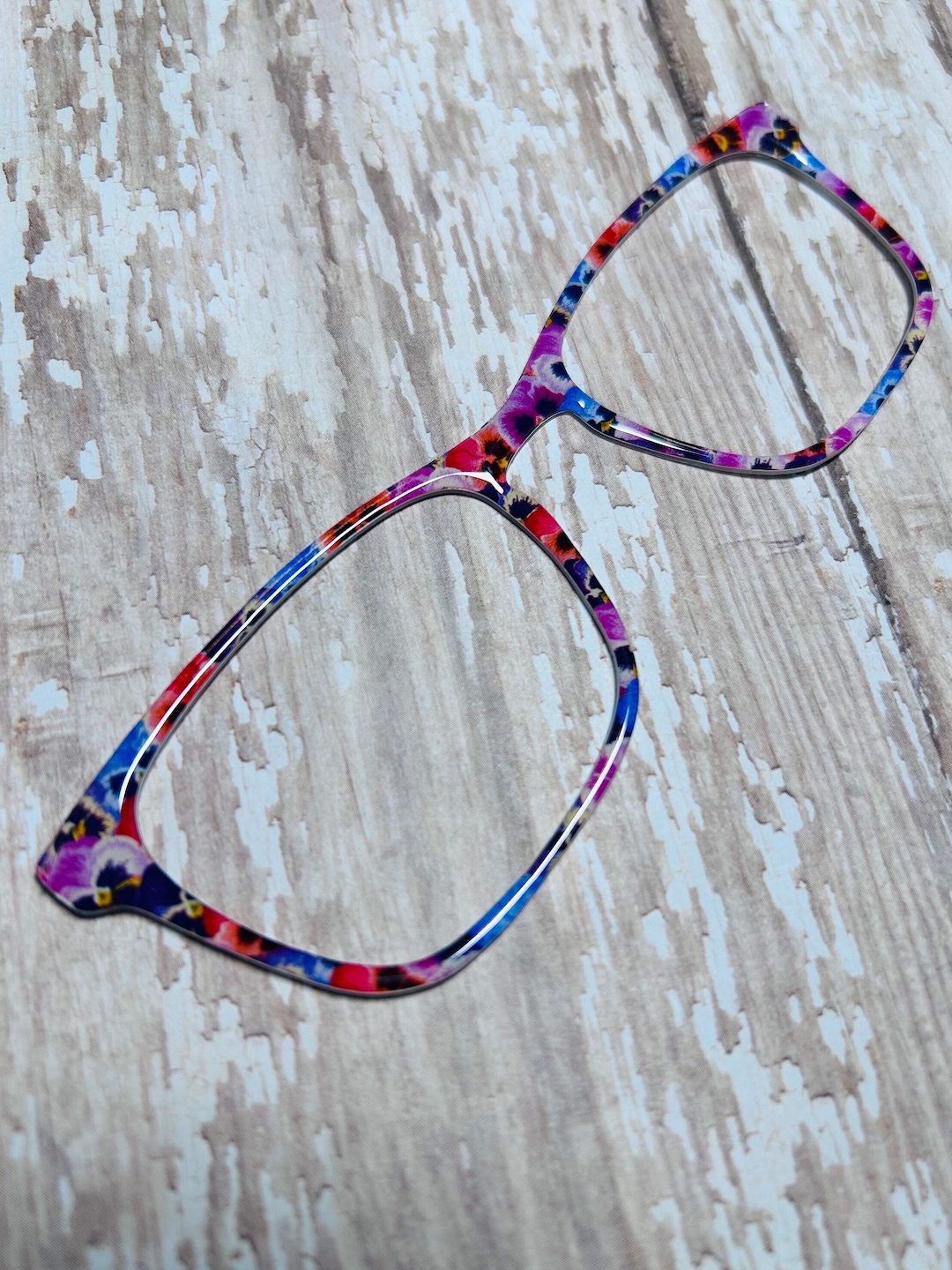 Pansies Magnetic Eye Toppers, Choose From Thin Acrylic or Thicker 3D ...