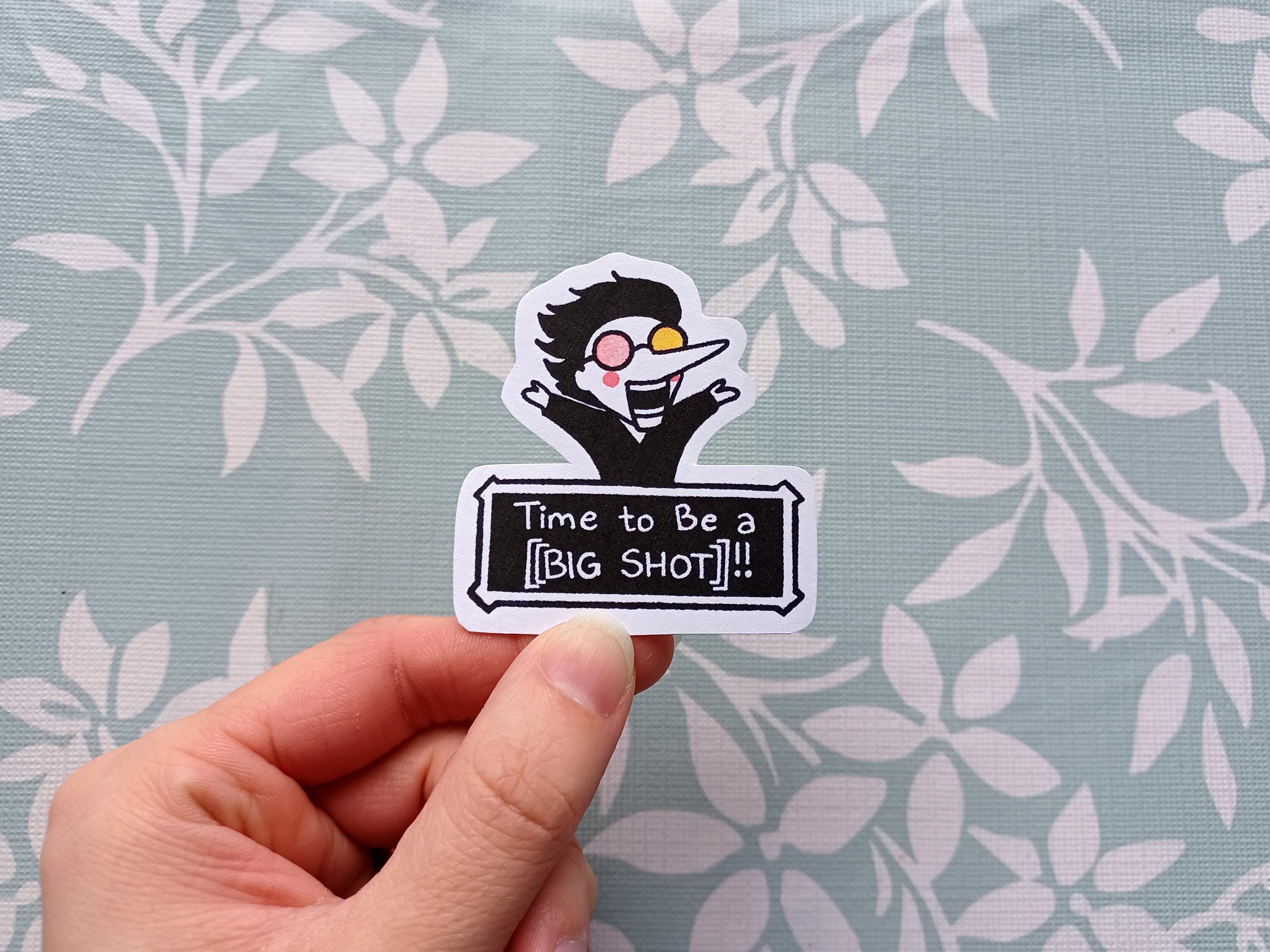 Spamton G. Spamton BIG SHOT Matte Paper Art Sticker - Etsy