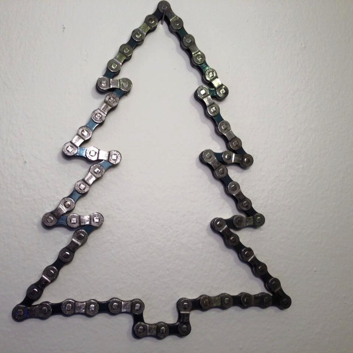 Chained Tree. Recycled / Upcycled Bicycle Chain in the Shape of a ...