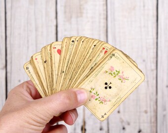 Bridge playing cards | Etsy