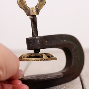 Metal and Brass C Clamp Vintage Clamp Clamp Press Vulcanizer Tire ...