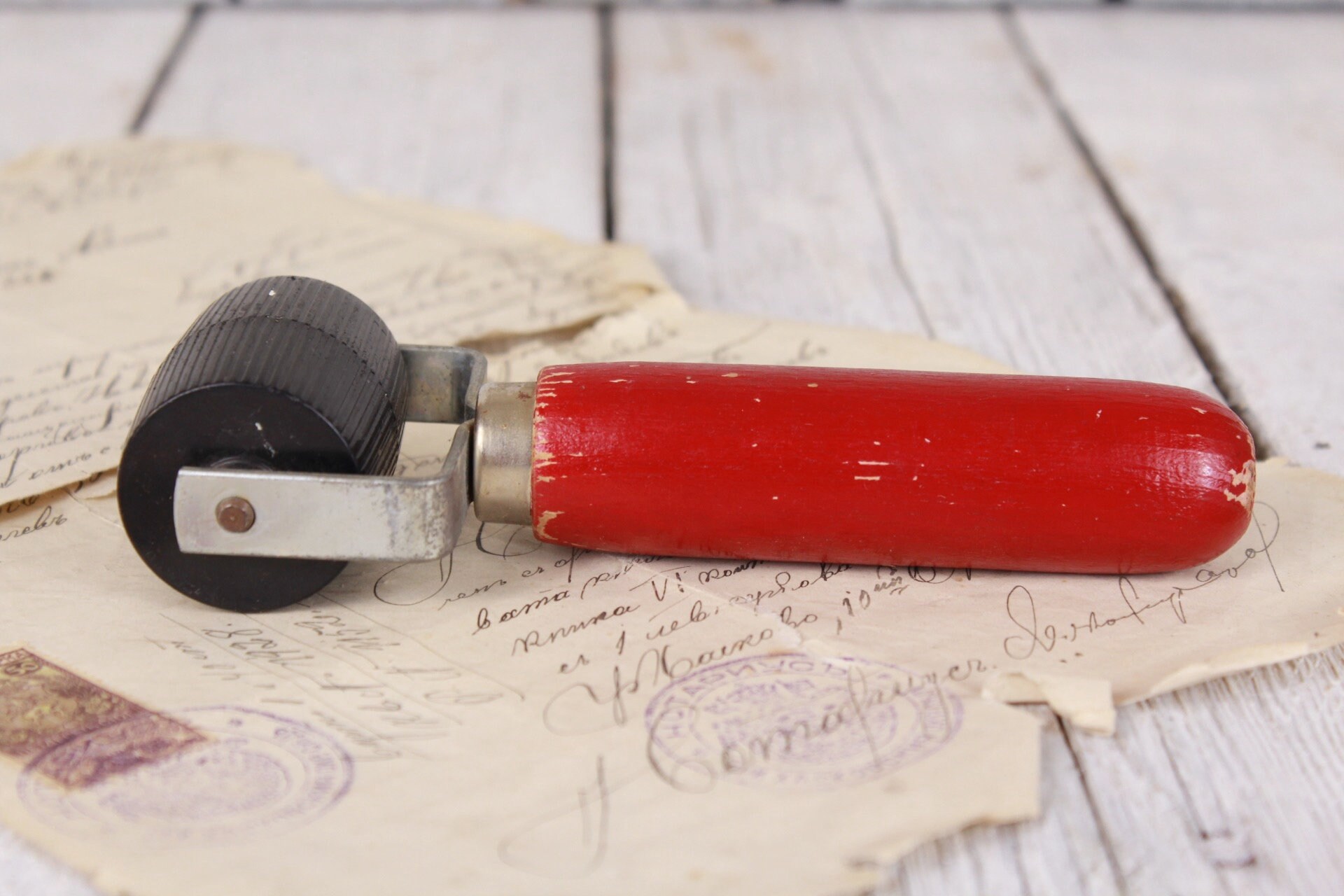 Vintage Print Plastic Ink Roller Tools, Engraved - Etsy UK