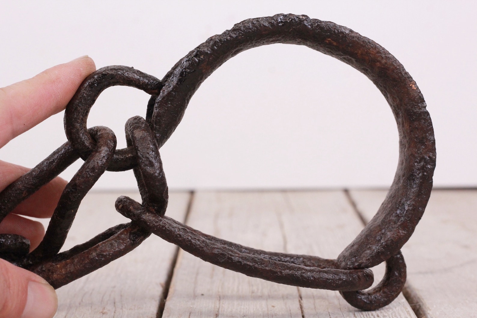 Antique Shackle Horse Leg Iron Chain Animal Ankle Shackle - Etsy