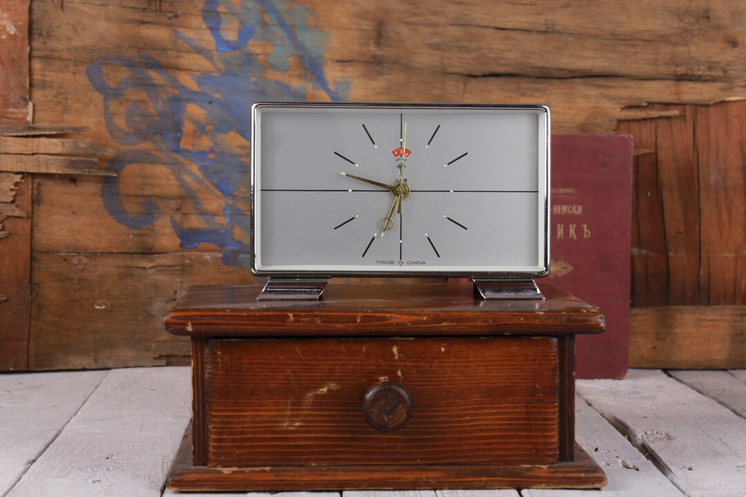 Vintage Mechanical Chinese Alarm Clock, Wind Up, Working - Etsy