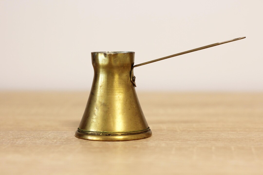 Authentic Brass Coffee Pot, Cezve, Coffee Maker, Turkish Coffee ...