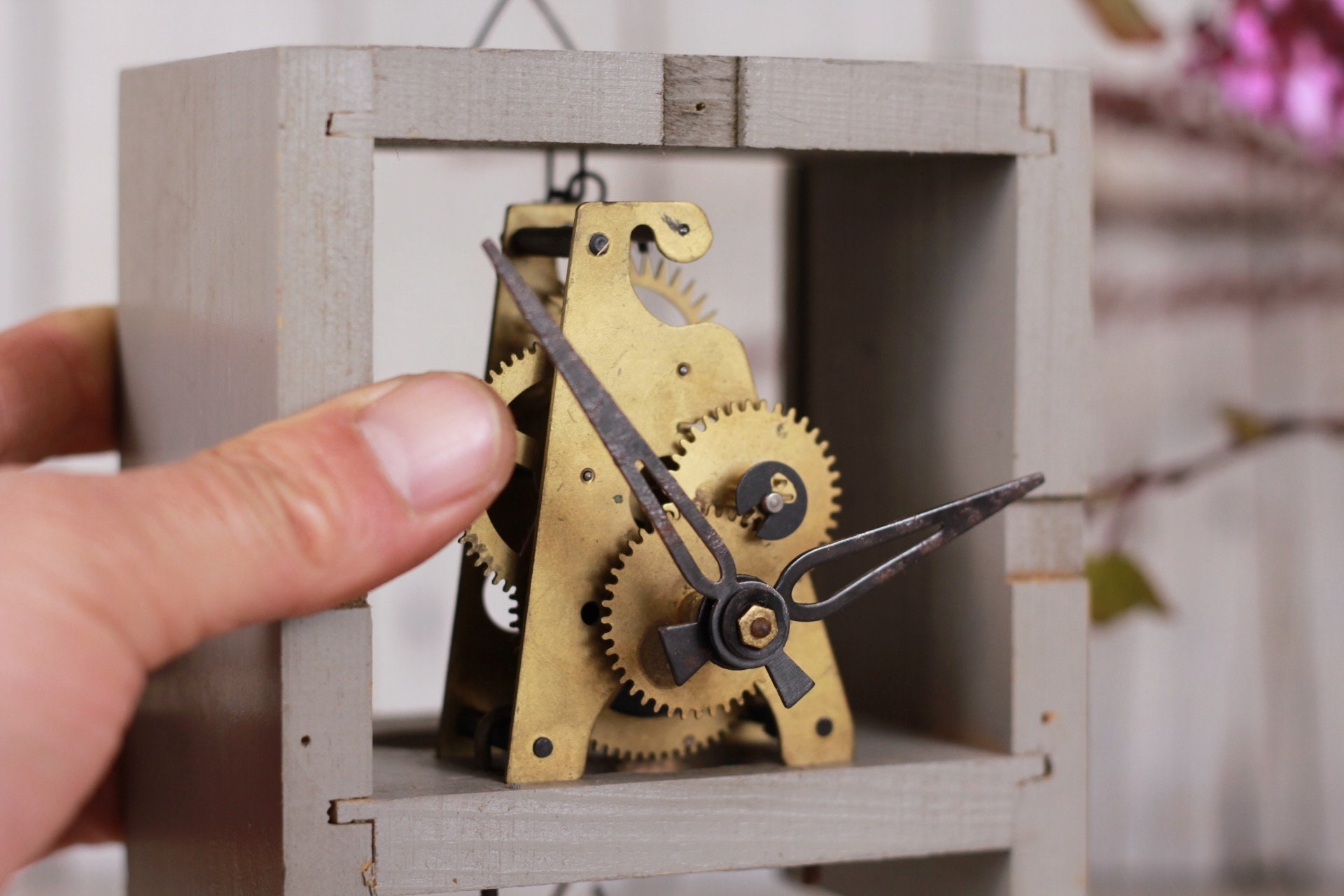 Vintage Wall Clock Part Mechanism Movements Steampunk Art | Etsy