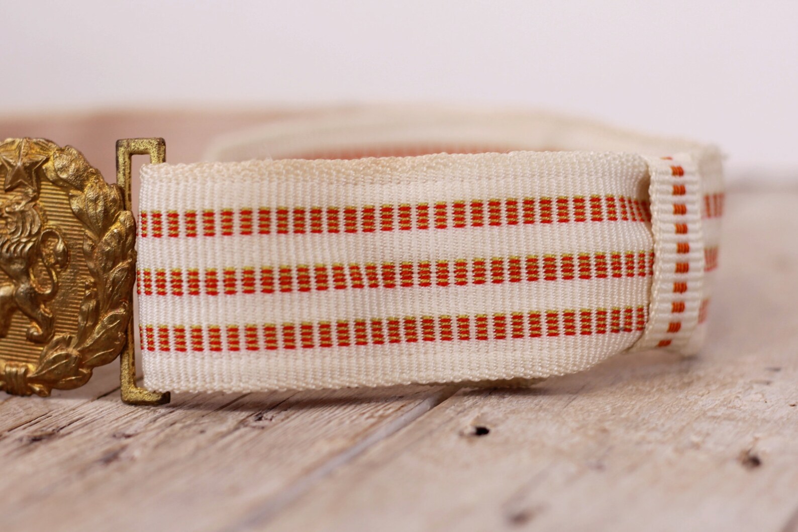 Vintage Soviet Military Uniform Belt Lion Bronze Buckle Parade - Etsy