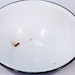 Vintage Enamel Basin, Antique Country Enamelware, White Basin, Wash ...