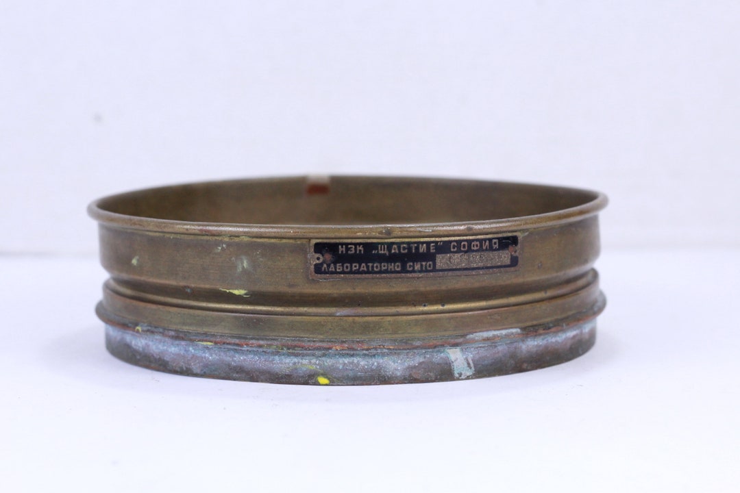 Vintage Brass Laboratory Sieve: Scientific School Equipment - Etsy