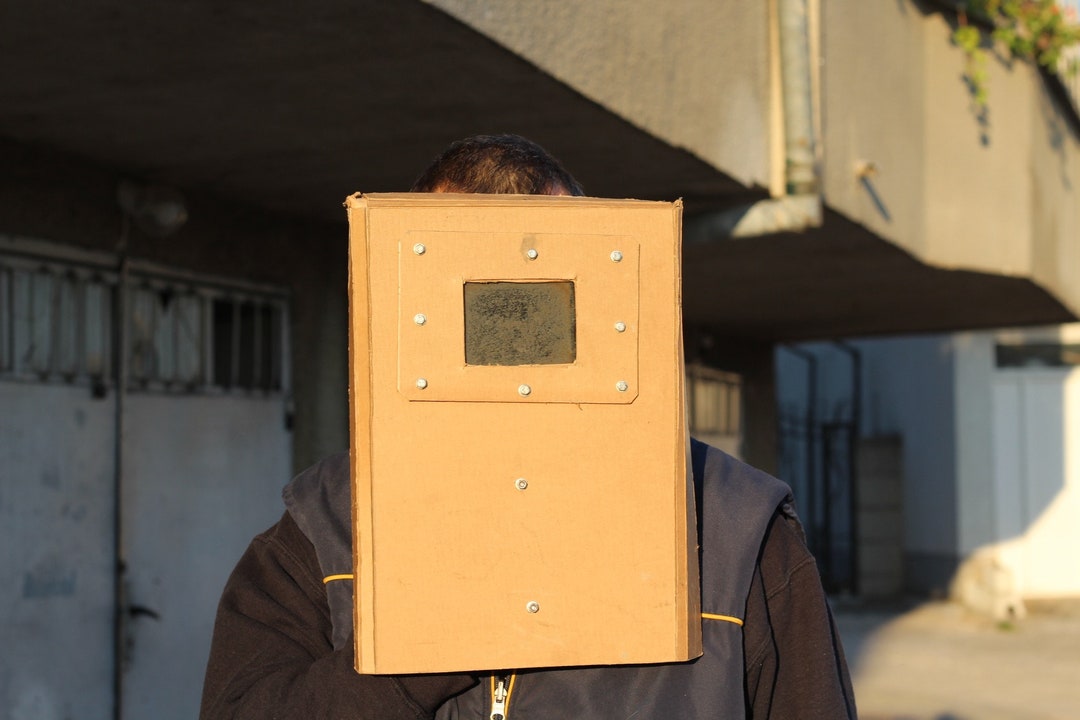 Vintage Welders Mask With Handle, Face Protector for Welding - Etsy