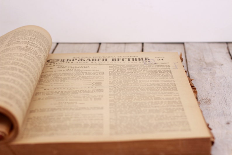 Vintage Newspapers State Newspaper From January 1 to December - Etsy