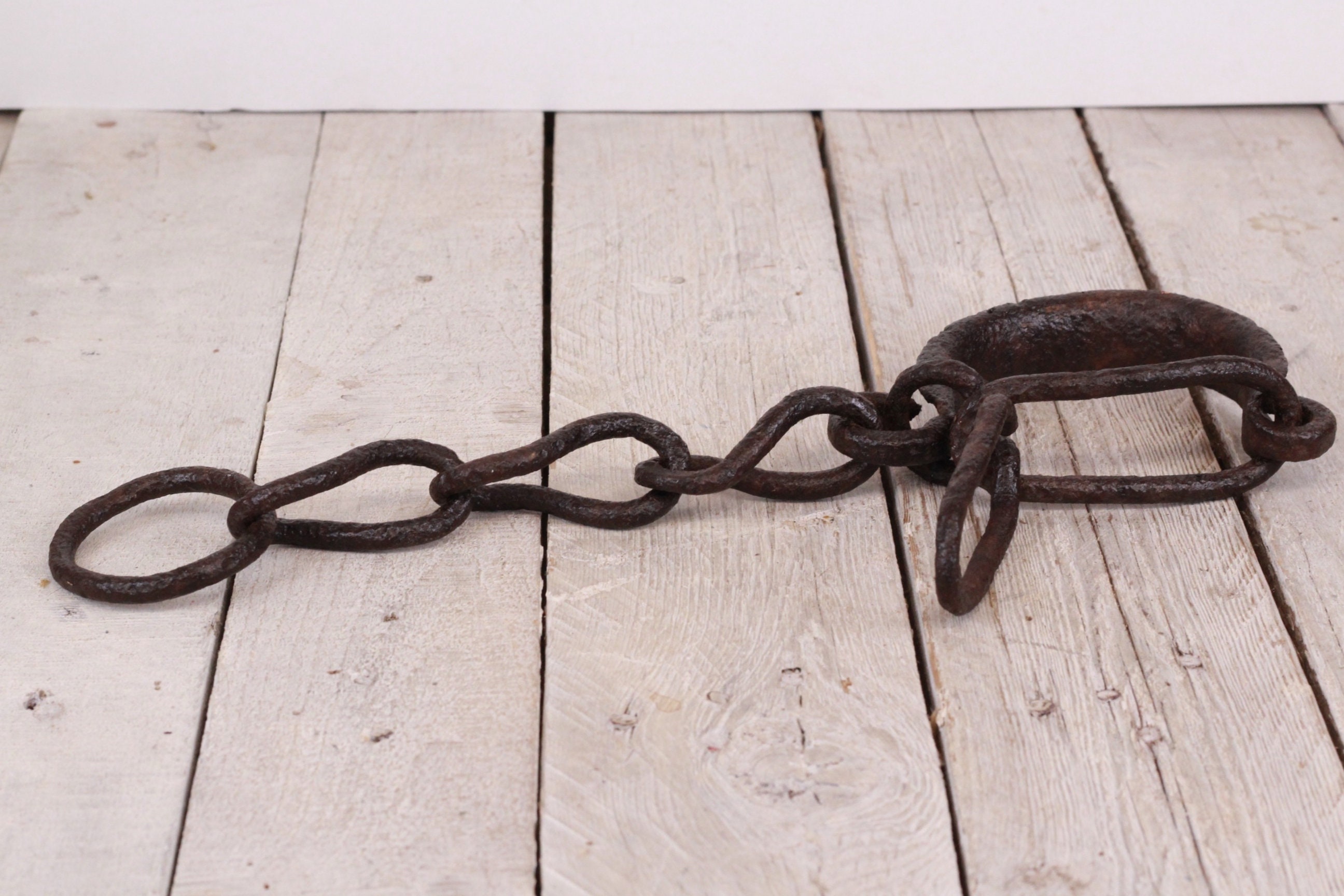 Antique Shackle Horse Leg Iron Chain Animal Ankle Shackle - Etsy