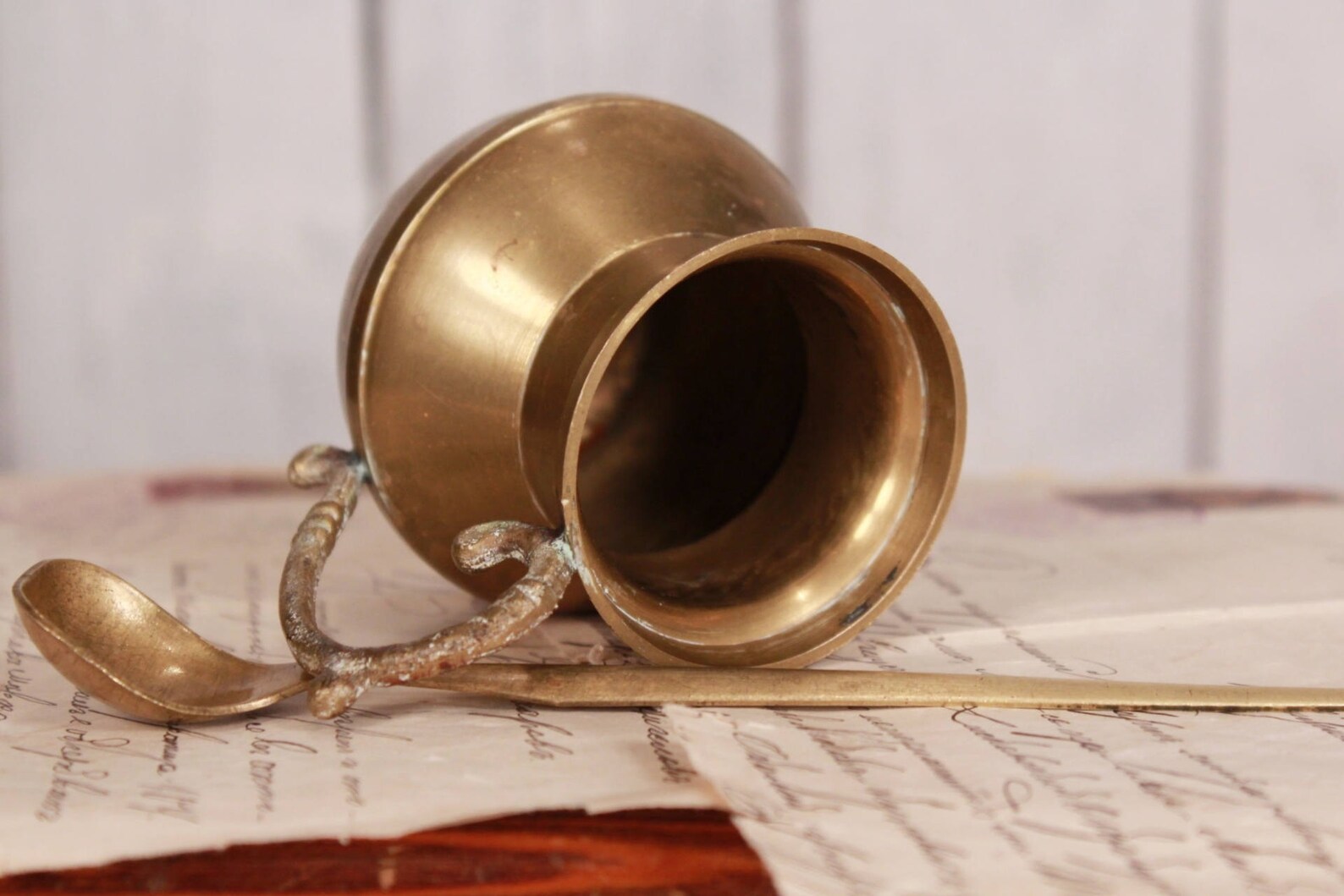 Brass Jug Brass Jug With Spoon Brass Pitcher Brass Jar Jug - Etsy