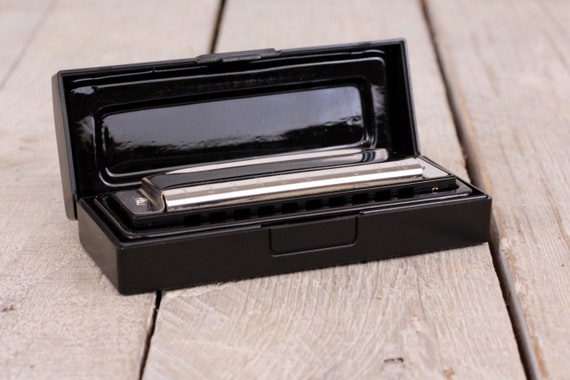 Vintage Small Harmonica With Box Musical Mouth Instrument Made | Etsy