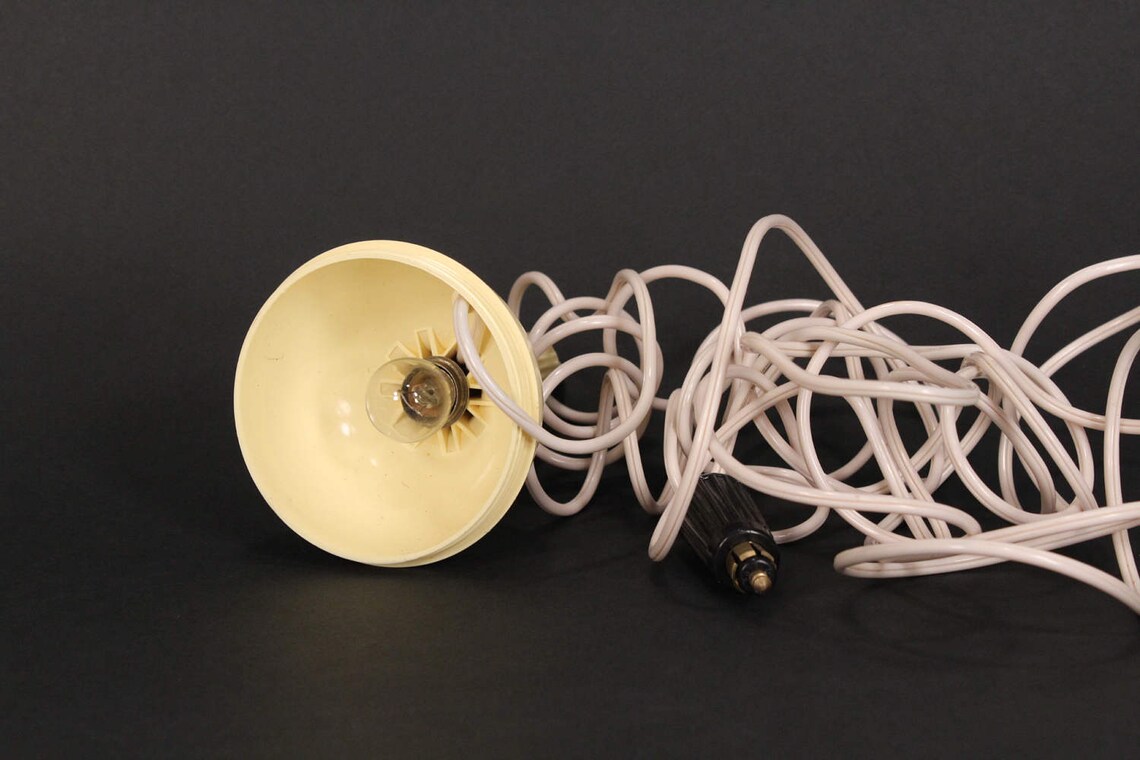 Vintage Auxiliary Car Lamp Car Torch Electric Cord Plug 12V - Etsy