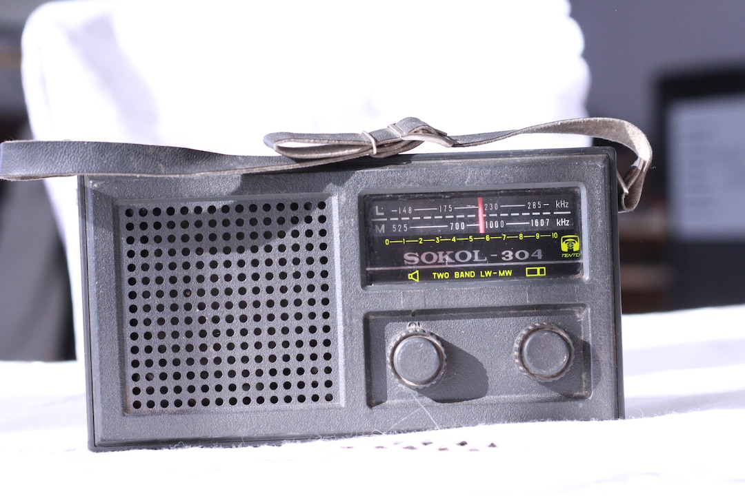 Vintage Portable Radio Sokol 304, Made in USSR, LW/MW Transistor, Radio ...