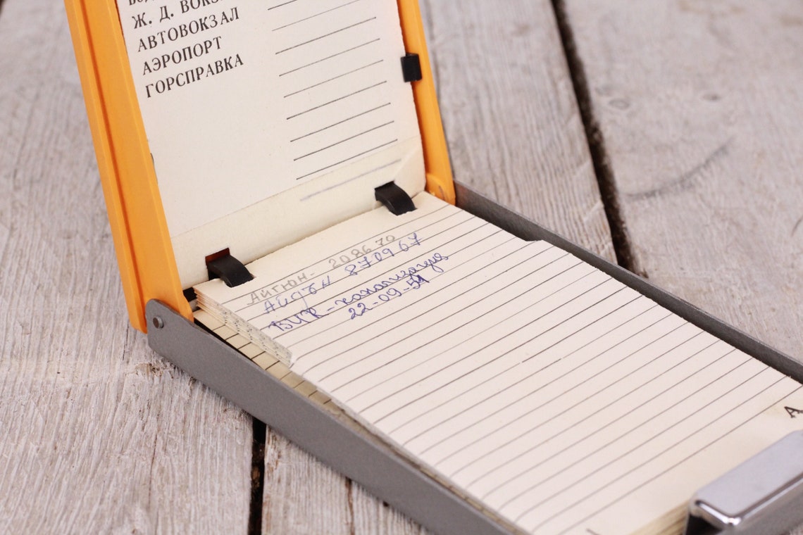 Vintage Phonebook Home Index Telephone Secretary Directory - Etsy