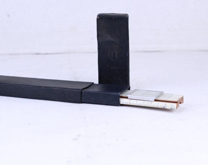 Logarithmic Slide Rule With Case, Engineer Analog Calculator - Etsy
