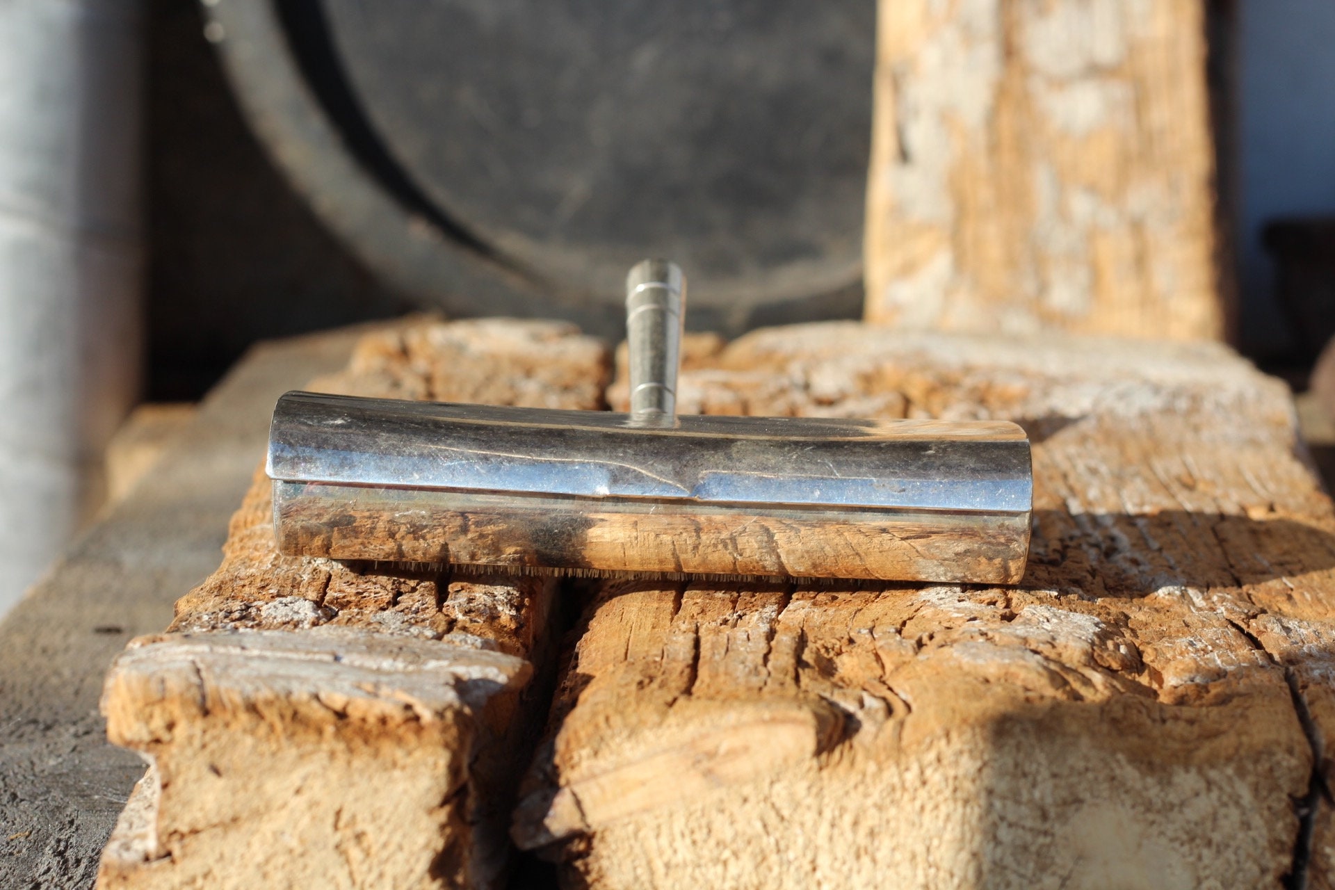 Vintage Chrome Crumb Sweeper With Rotating Brush Table Crumb - Etsy