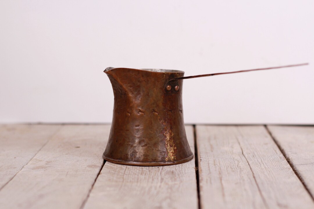 Authentic Copper Coffee Pot Cezve Coffee Maker Turkish Coffee Antique ...