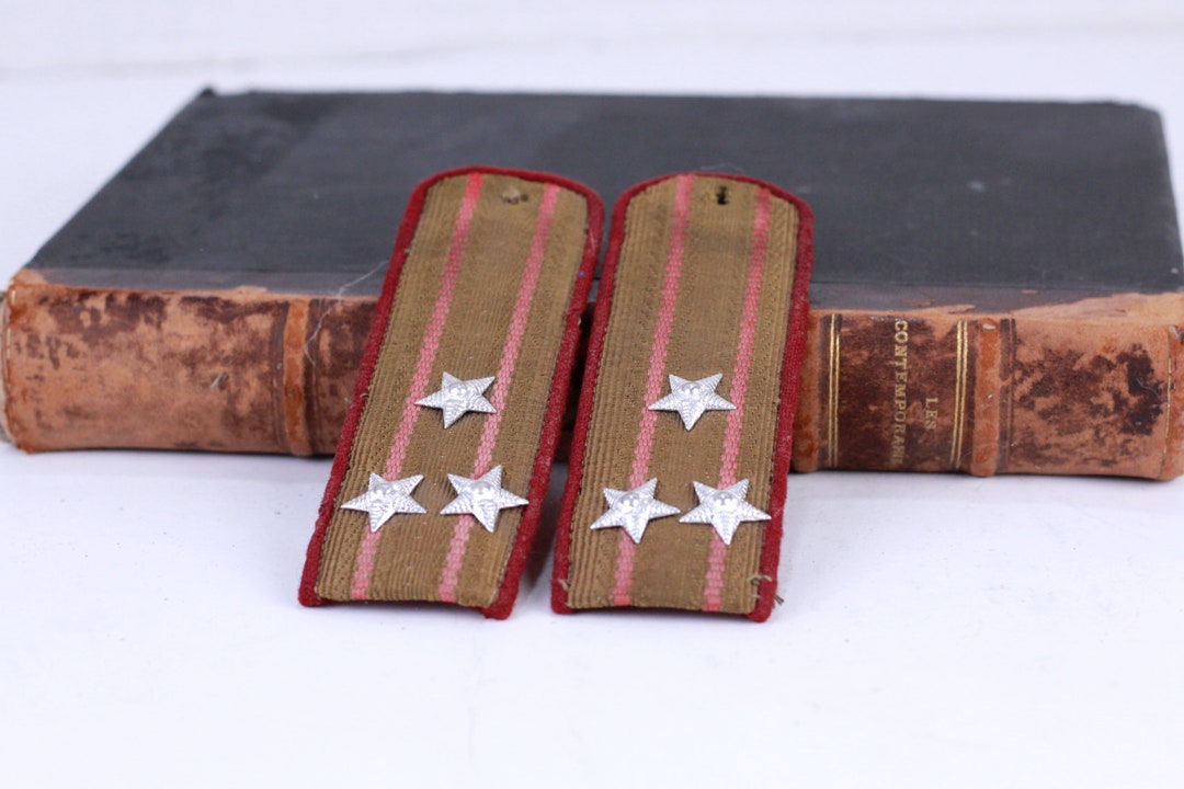 Vintage Military Shoulder Straps, Patches Epaulets - Etsy