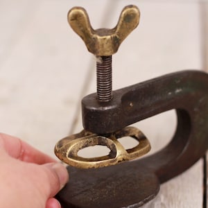 Metal and Brass C Clamp Vintage Clamp Clamp Press Vulcanizer Tire ...