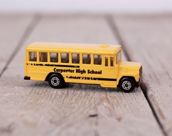 Metal School Bus Toy - Etsy