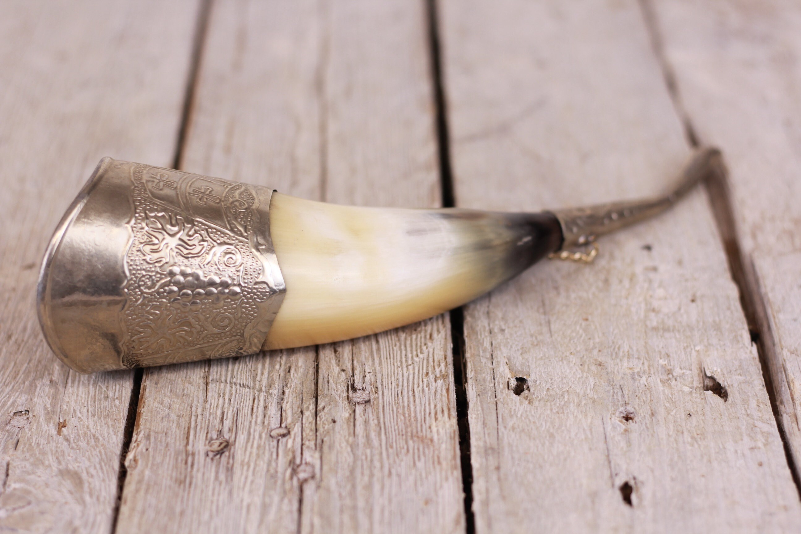 Vintage Cow Horn Viking Horn Wall Hanging Natural Horn with | Etsy