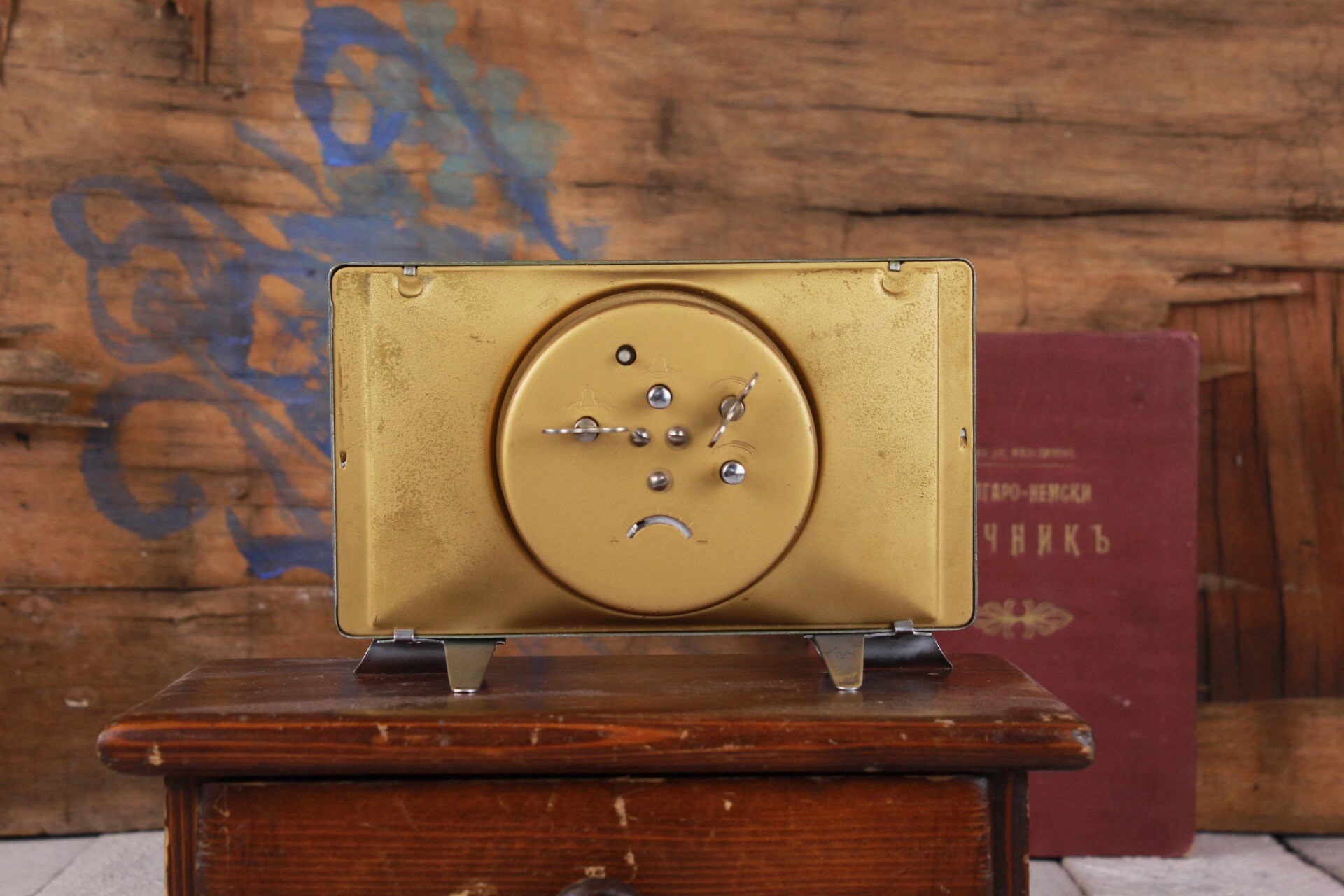 Vintage Mechanical Chinese Alarm Clock, Wind Up, Working - Etsy