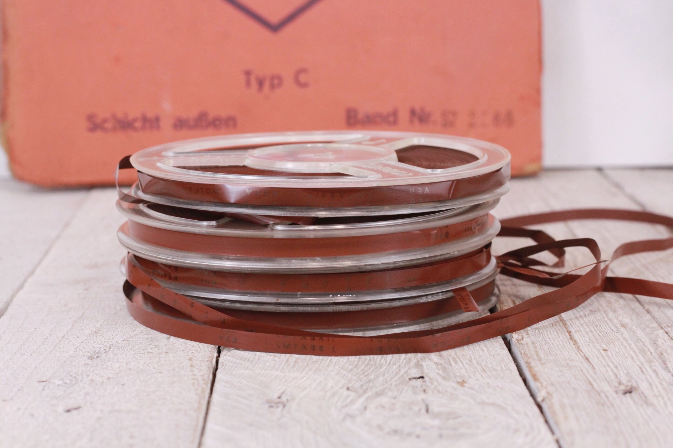 Vintage German Magnetic Reel to Reel Band Magnetophon Tape | Etsy Canada