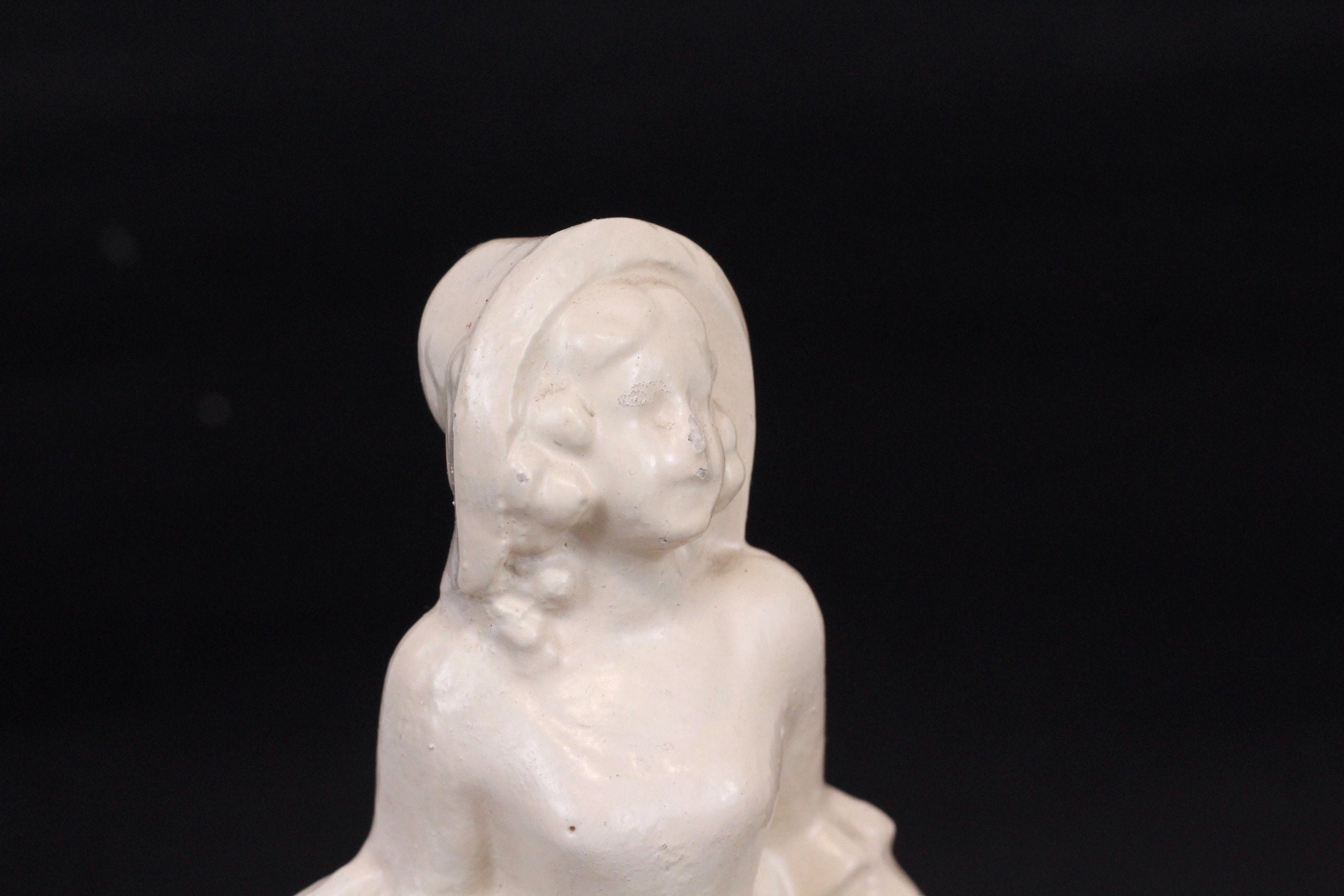 Vintage Ceramic Lady Figure, White Woman Statuette, Victorian Woman - Etsy