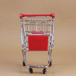 Supermarket Miniature Cart, Dollhouse Decor, 1:12 Scale Mini ...