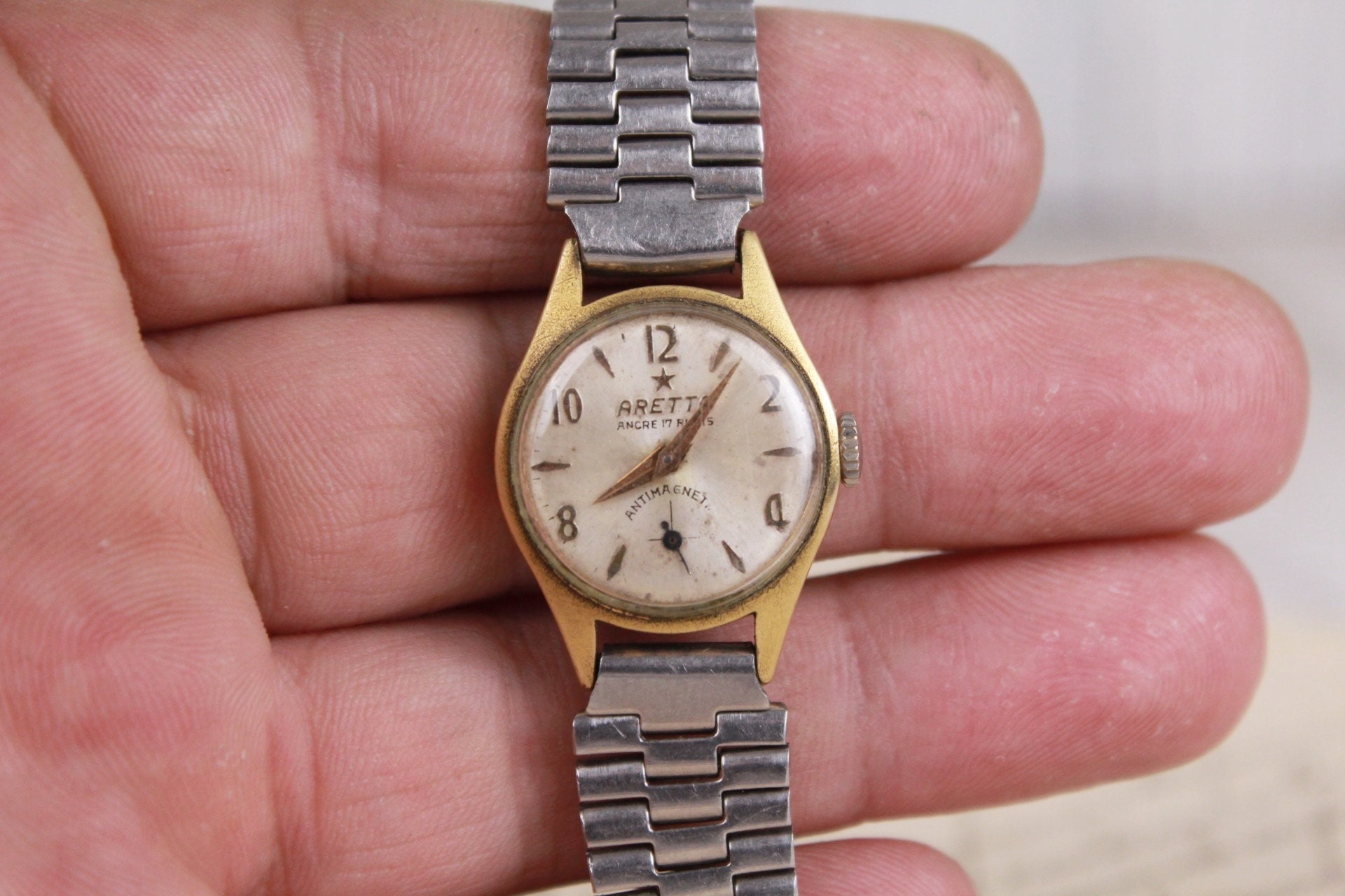 Vintage Wrist Watch Aretta Vintage Swiss Watch Aretta | Etsy
