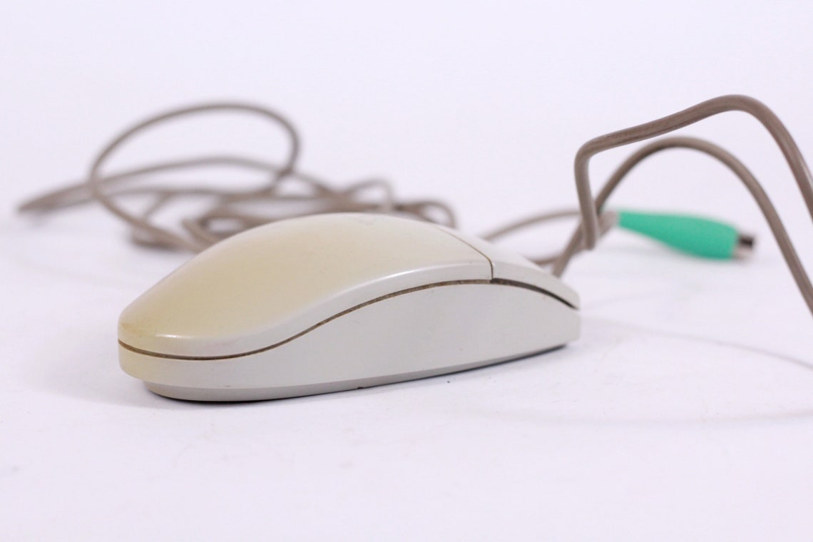 Vintage Logitech Mouse for Computer Two Button Office - Etsy