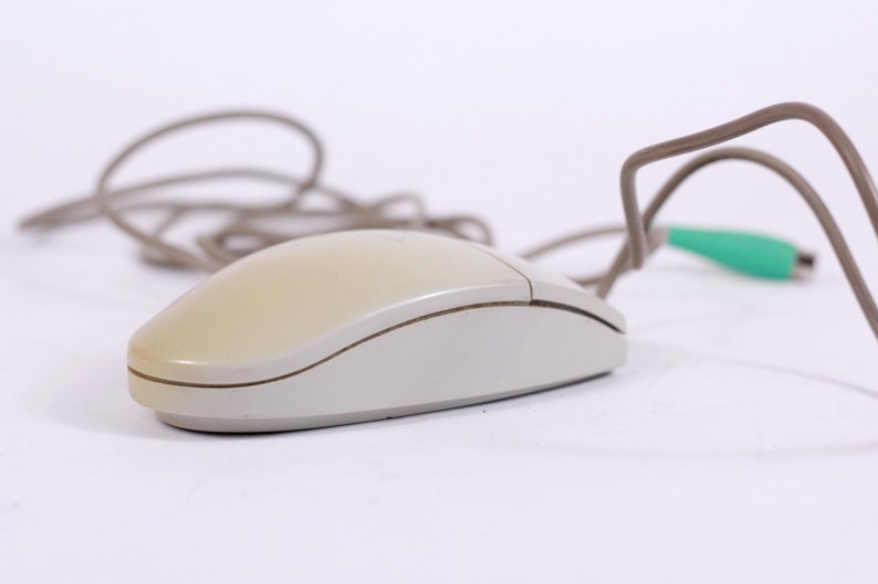 Vintage Logitech Mouse for Computer Two Button Office - Etsy