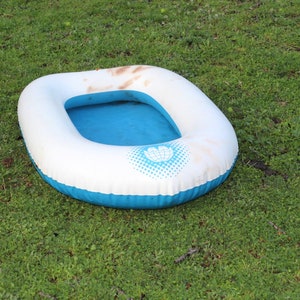70s Child Inflatable Boat, Vintage Inflatable Boat, Life Preserver ...
