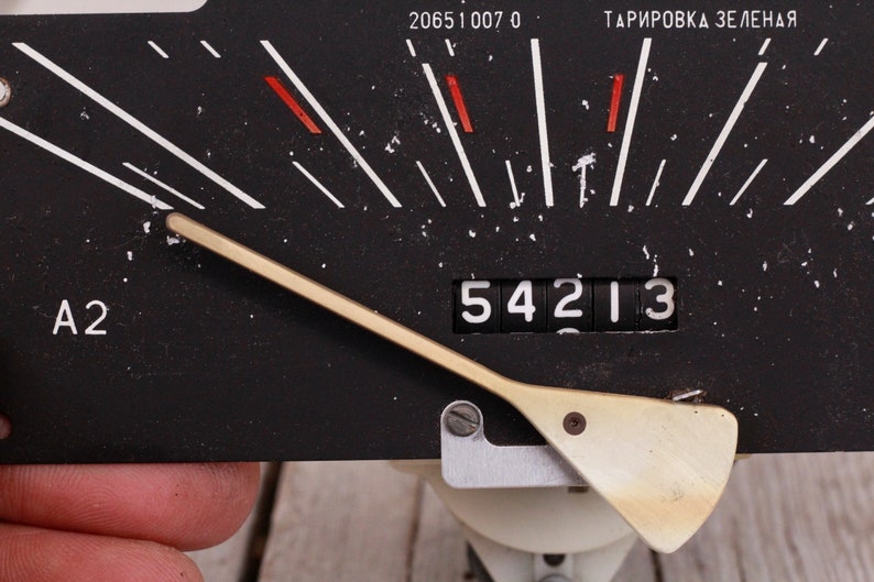 Vintage Odometer Speedometer USSR Car VAZ 2101 Dashboard Part - Etsy