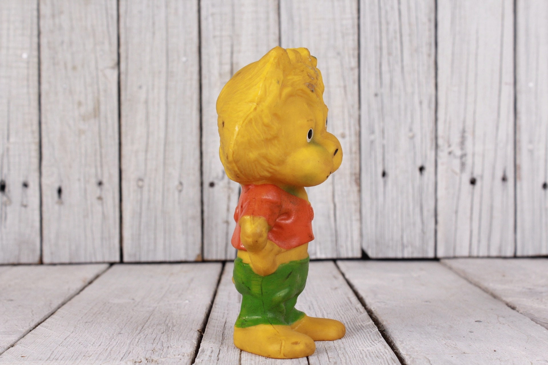 Vintage Rubber Toy, Lion Bath Baby Toy - Etsy