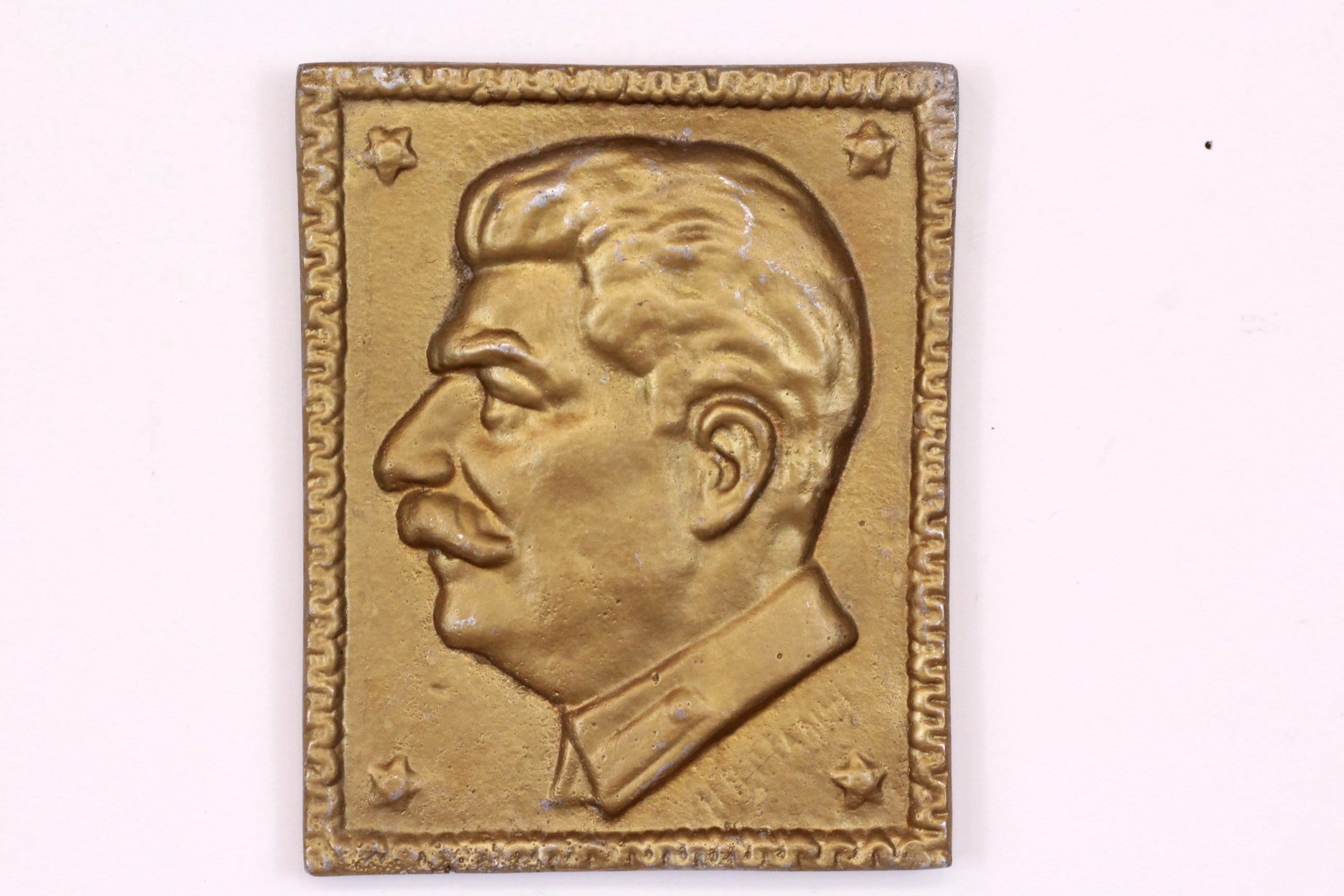 Vintage Bas-relief of Stalin Metal Alloy Stalin Wall Hanging | Etsy