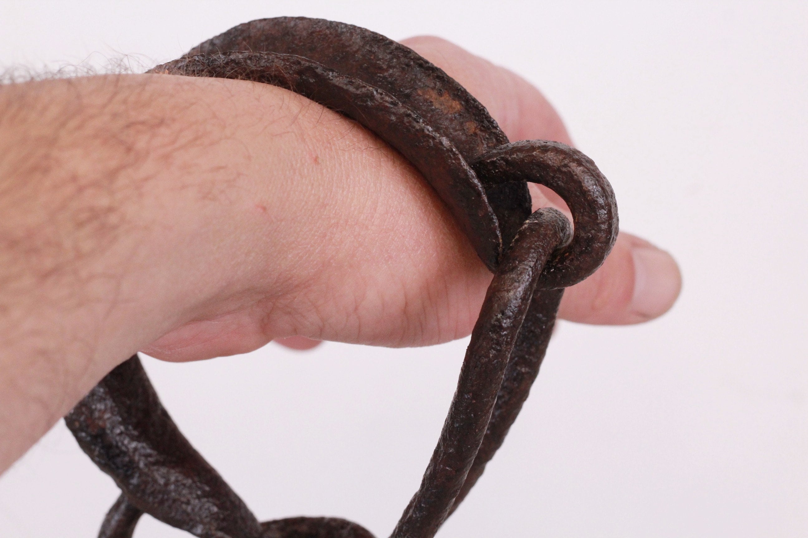 Antique Shackle Horse Leg Iron Chain Animal Ankle Shackle | Etsy