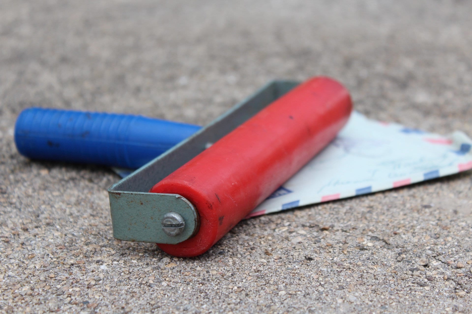 Vintage Rubber Print Ink Roller - Etsy