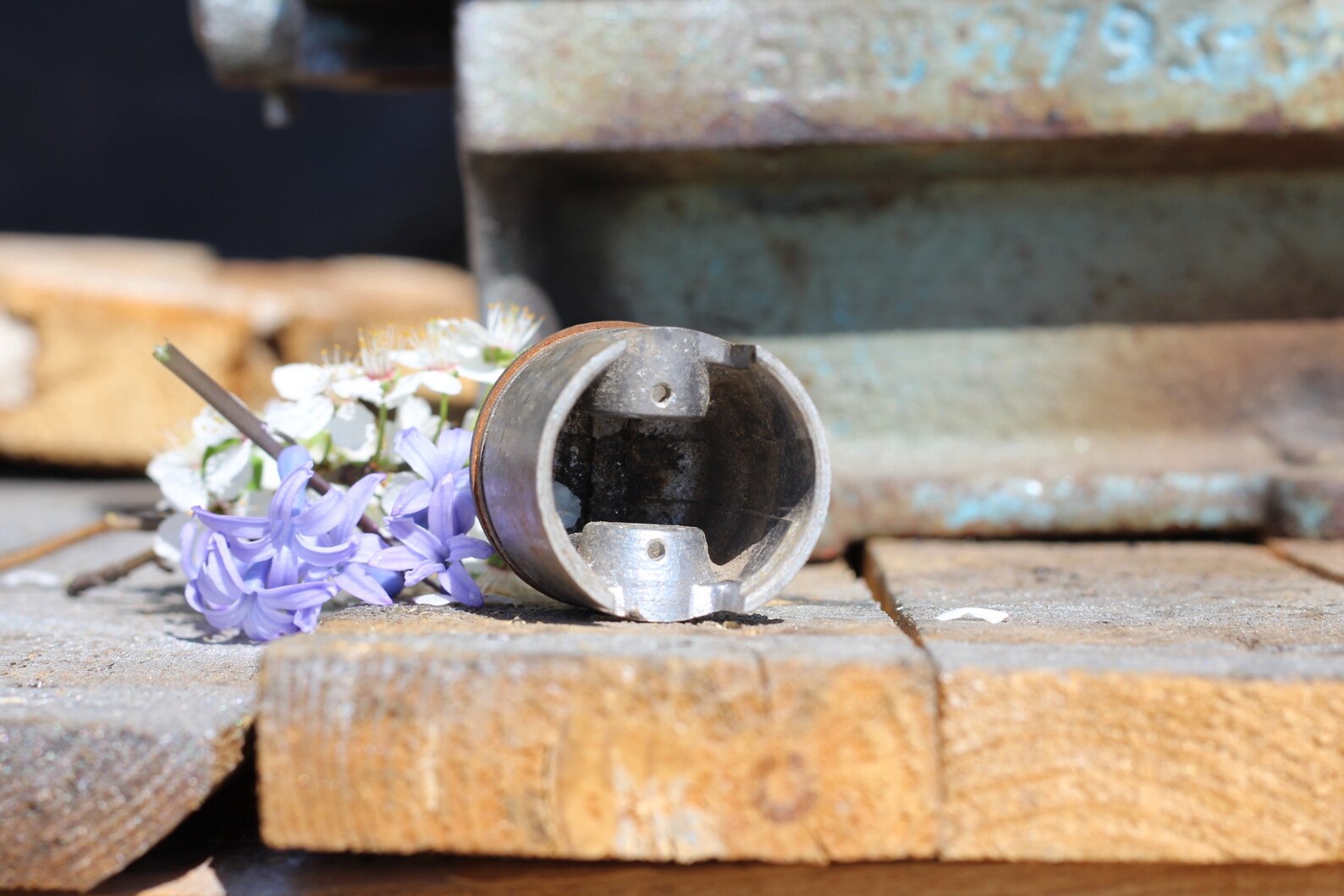 Vintage Motorcycle Piston Planter Flower Pot Abstract Vase - Etsy