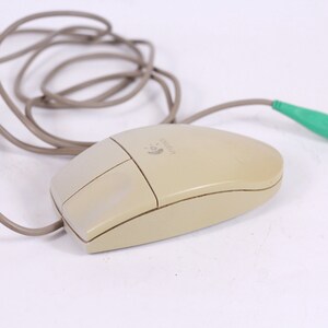 Vintage Logitech Mouse for Computer, Two Button, Office Accessory - Etsy