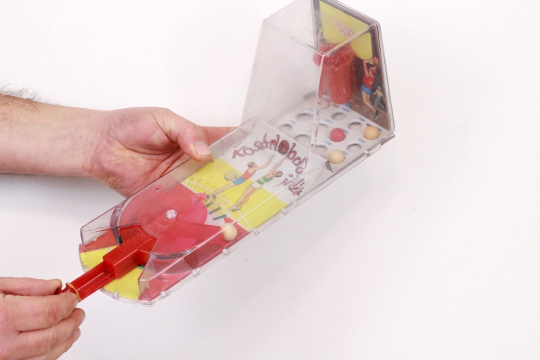 Vintage Plastic Basketball Table Game, Made in Hungary, Board Game ...