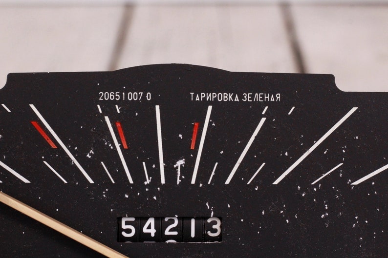 Vintage Odometer Speedometer USSR Car VAZ 2101 Dashboard Part - Etsy