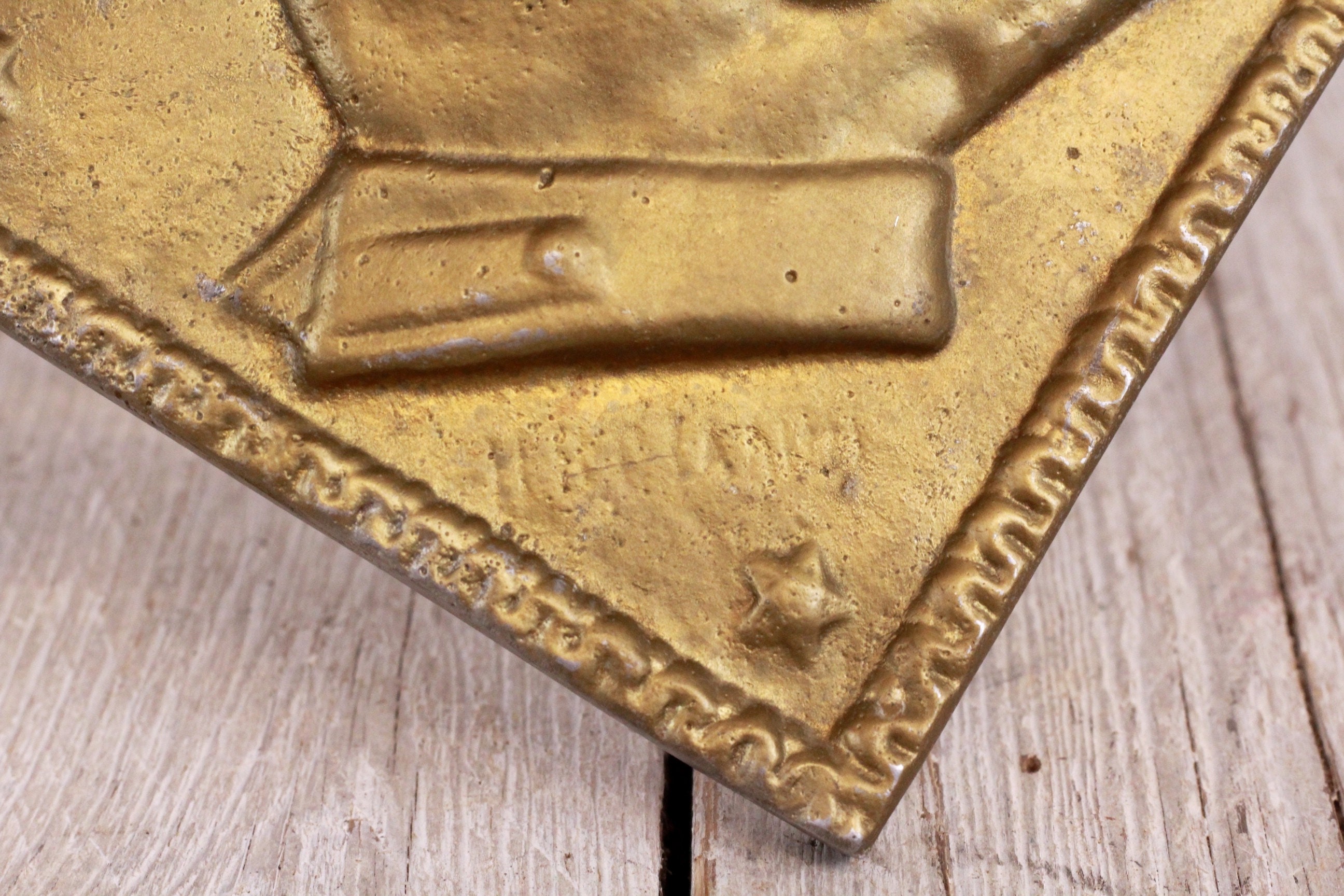 Vintage Bas-relief of Stalin Metal Alloy Stalin Wall Hanging | Etsy