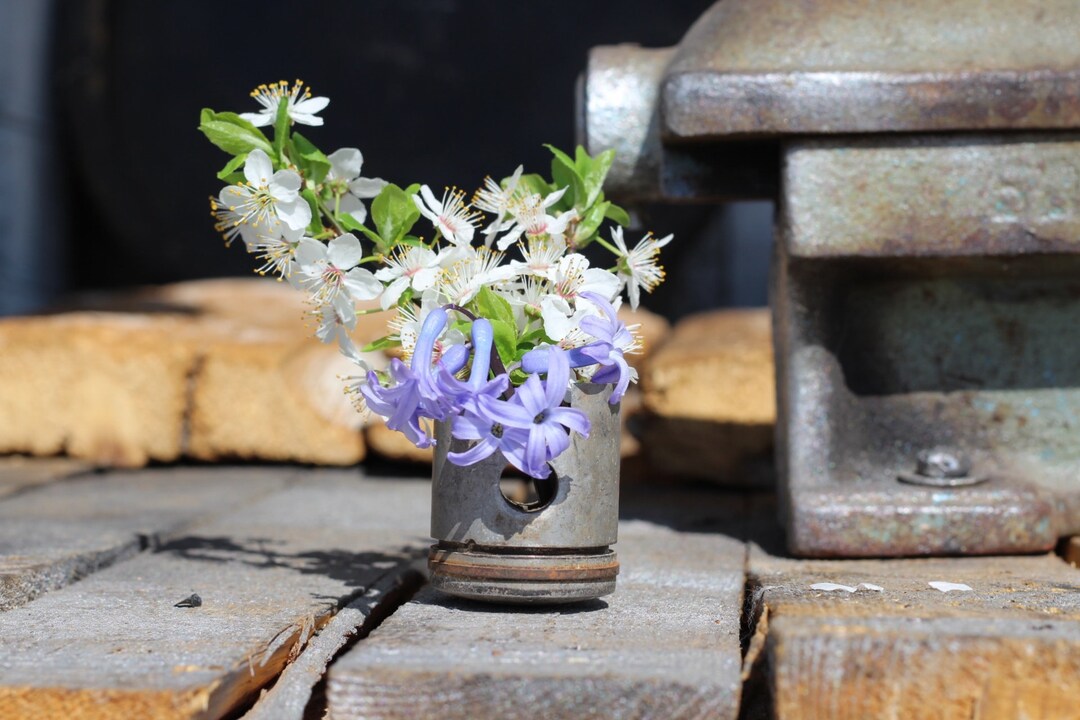 Vintage Motorcycle Piston Planter Flower Pot Abstract Vase - Etsy