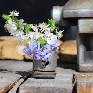 Vintage Motorcycle Piston Planter Flower Pot Abstract Vase - Etsy