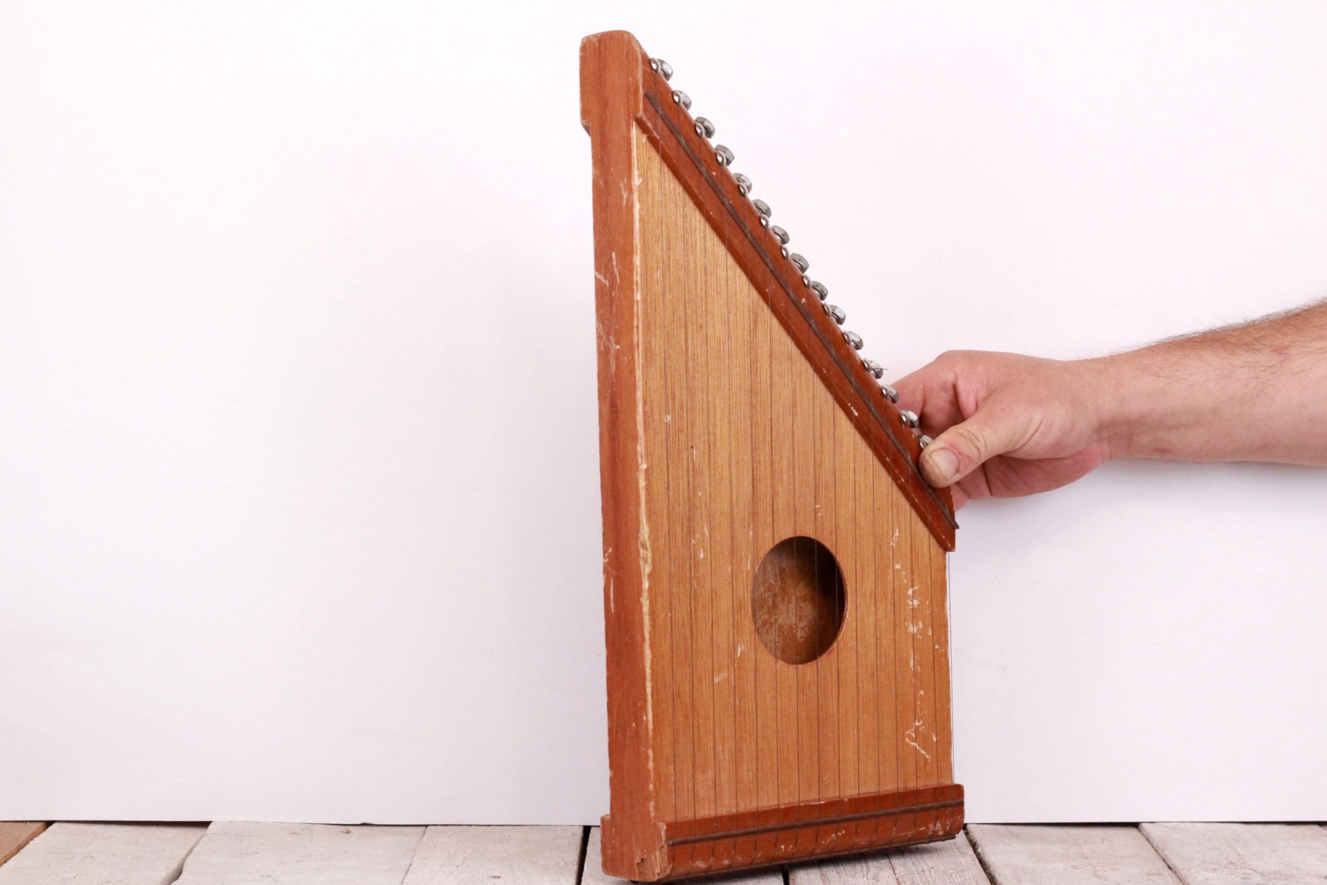 Handmade 15-string Zither: Vintage Wooden Instrument - Etsy